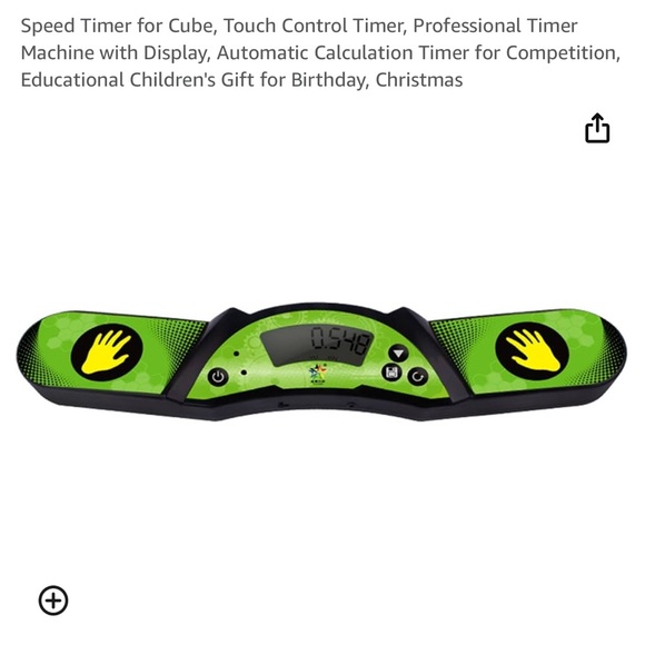 Gutecomuik | Toys | Nwt Speed Timer For Cube Touch Control Timer Professional Timer With Display ...
